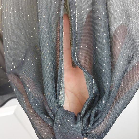 Sara Michelle | Tops | Sara Michelle Ombre Glitter Keyhole Back Top Pxl ...